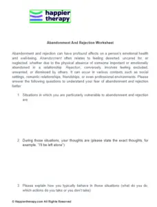 BPD Therapy Worksheets | HappierTHERAPY