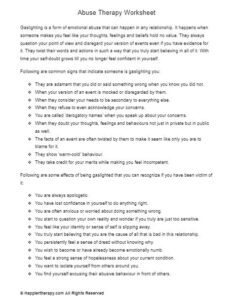 Therapy Worksheet for Nightmares - HappierTHERAPY