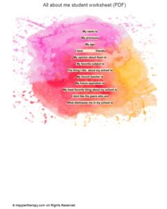 Expectation worksheet therapy - HappierTHERAPY