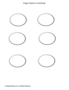 Anger buttons worksheet - HappierTHERAPY