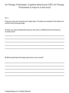 Art Therapy Worksheet: Mask Project For Art Therapy | HappierTHERAPY