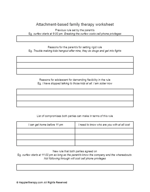 Family Worksheet