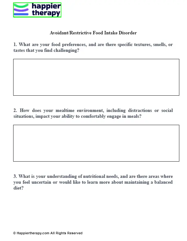Avoidant/Restrictive Food Intake Disorder | HappierTHERAPY Avoidant/Restrictive Food Intake Disorder | HappierTHERAPY