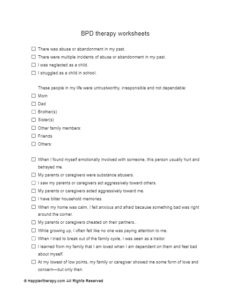 Sibling Therapy Worksheet - HappierTHERAPY