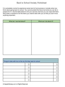 Emotional triggers worksheet (PDF) - HappierTHERAPY