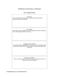 CBT Worksheet For Abandonment Issues - HappierTHERAPY