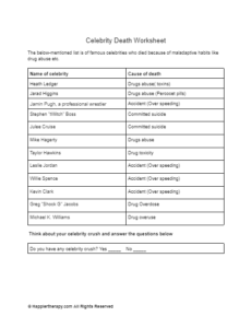 ADHD Stimulation Worksheet - HappierTHERAPY