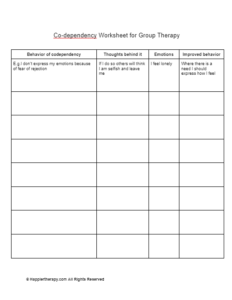 Substance Abuse Worksheet For Adults | HappierTHERAPY