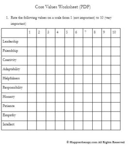 Logotherapy Worksheet - HappierTHERAPY