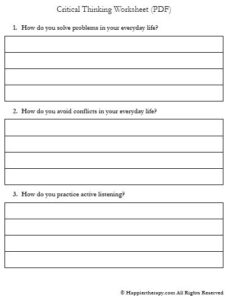 CBT Worksheet For Abandonment Issues | HappierTHERAPY