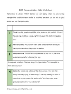 Communication Styles Worksheet | HappierTHERAPY