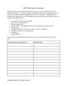 Denial Worksheet Substance Abuse | HappierTHERAPY
