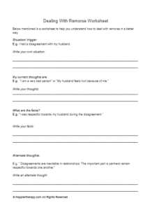 Toxic Shame Worksheet | HappierTHERAPY