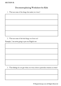 Therapy Worksheet For Nightmares | HappierTHERAPY