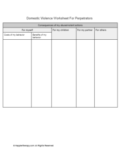 Mental health worksheet for inmates - HappierTHERAPY