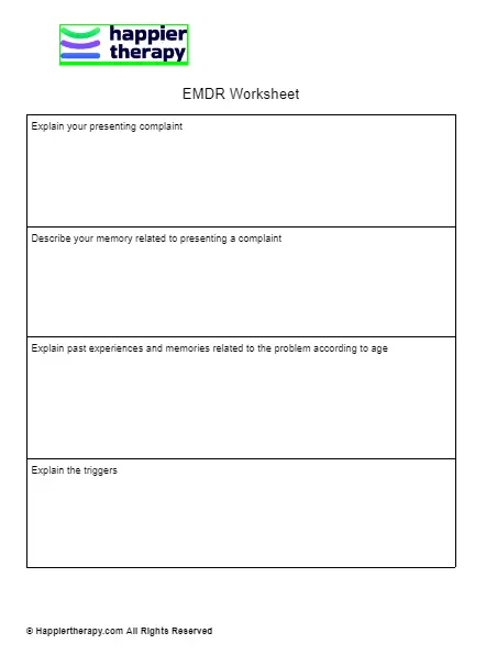 EMDR Worksheet | HappierTHERAPY