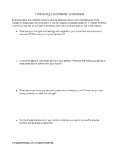 Compulsive Lying Worksheet - HappierTHERAPY