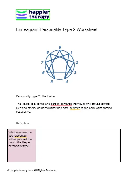 Therapy Worksheet On Letting Go | HappierTHERAPY