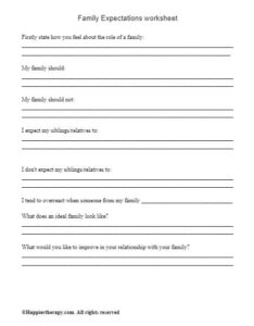 CBT AGENDA SETTING WORKSHEET - HappierTHERAPY