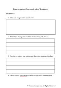 ‘I’ Statements Worksheet | HappierTHERAPY