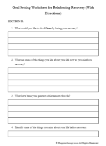 My Three-Question Worksheet Smart Recovery | HappierTHERAPY
