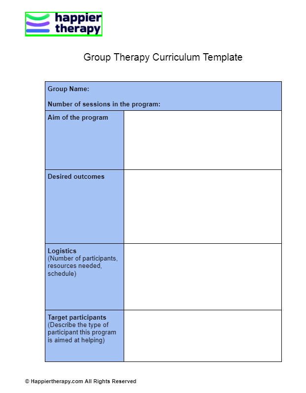 Group Therapy Template Blank Graduation 60 Substance Abuse Group