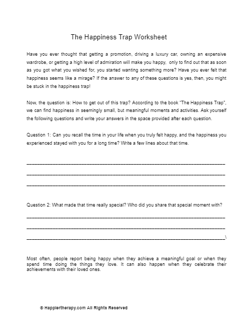 The Pursuit Of Happiness Worksheet The Power Of Positivity: