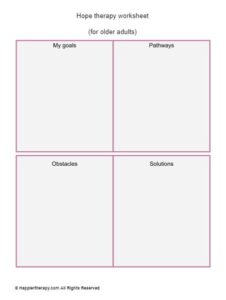 Therapy Worksheet for Nightmares - HappierTHERAPY