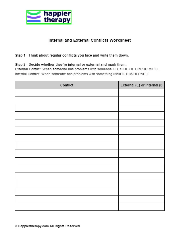 Internal Conflict Vs External Conflict