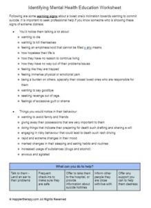 Denial Worksheet Substance Abuse | HappierTHERAPY
