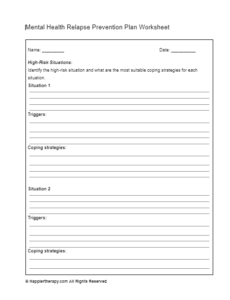 CBT Worksheet For Anxiety | HappierTHERAPY