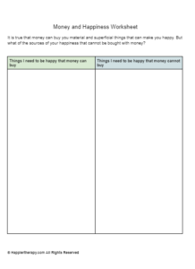 Self-esteem in recovery worksheet - HappierTHERAPY