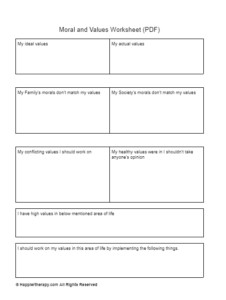 Therapy Worksheet for Nightmares - HappierTHERAPY