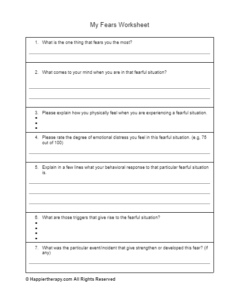 Timeout Anger Worksheet | HappierTHERAPY