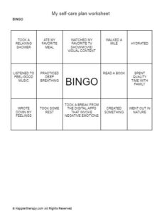 Mental Health Treatment Plan Worksheet - HappierTHERAPY