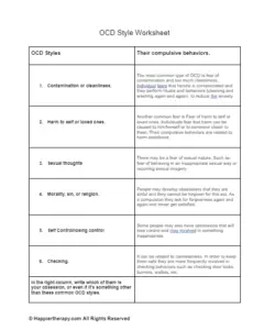 Cognitive Restructuring Worksheet - HappierTHERAPY