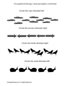 Occupational therapy visual perception worksheet - HappierTHERAPY