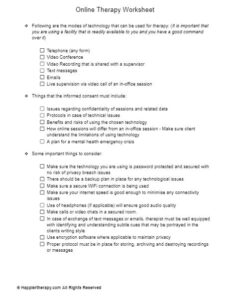 Sober Activities Worksheet - HappierTHERAPY