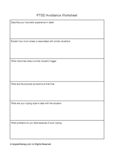Social Anxiety Therapy Worksheet - HappierTHERAPY