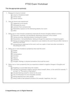 Denial Worksheet Substance Abuse - HappierTHERAPY