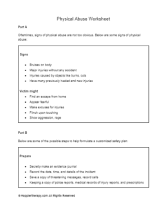 Breakup therapy worksheet - HappierTHERAPY