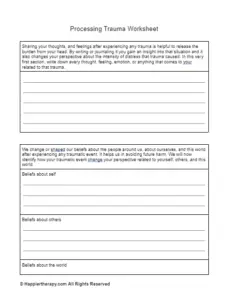 Daily Self-Care Worksheet | HappierTHERAPY