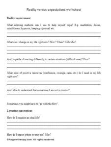 PTSD Triggers Worksheet - HappierTHERAPY