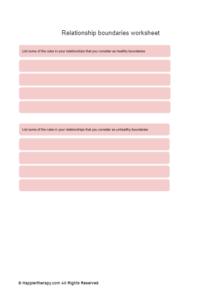 Avoidance Hierarchy Worksheet - HappierTHERAPY
