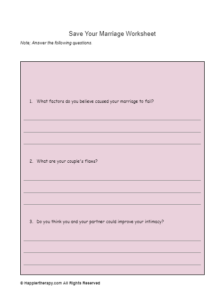 Understanding And Improving Your Attachment Style Worksheet ...