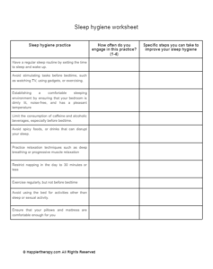 Social Anxiety Therapy Worksheet - HappierTHERAPY
