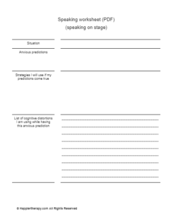 Patience Therapy Worksheet | HappierTHERAPY