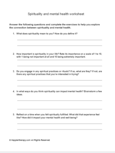 Higher Power Worksheet | HappierTHERAPY