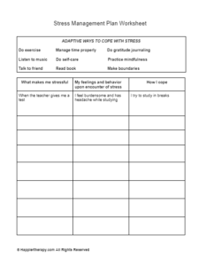 Worksheet for Overcoming Driving Phobia - HappierTHERAPY