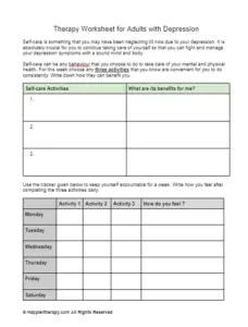 Social Skills Worksheet For Adults With Mental Illness: Exploring ...